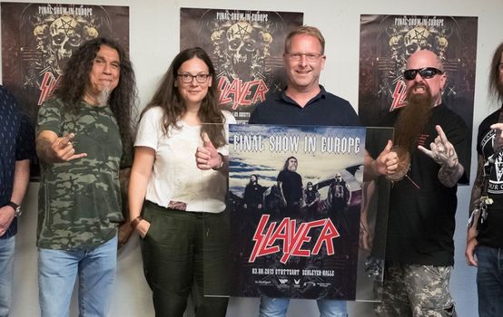 HallenDuo im Neckarpark: „Sonder-Award“ zum Slayer-Abschied