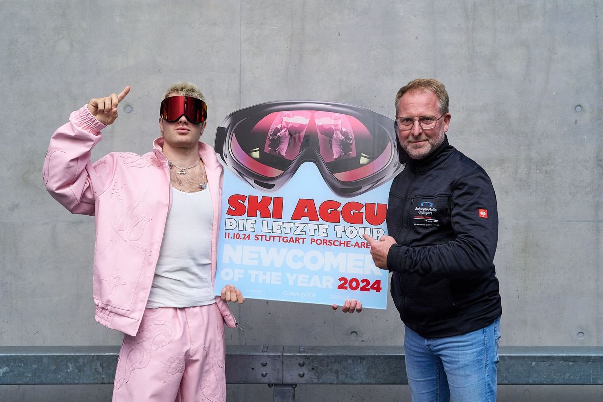 HallenDuo im Neckarpark: Ski Aggu receives ‘Newcomer Of The Year’ award ...